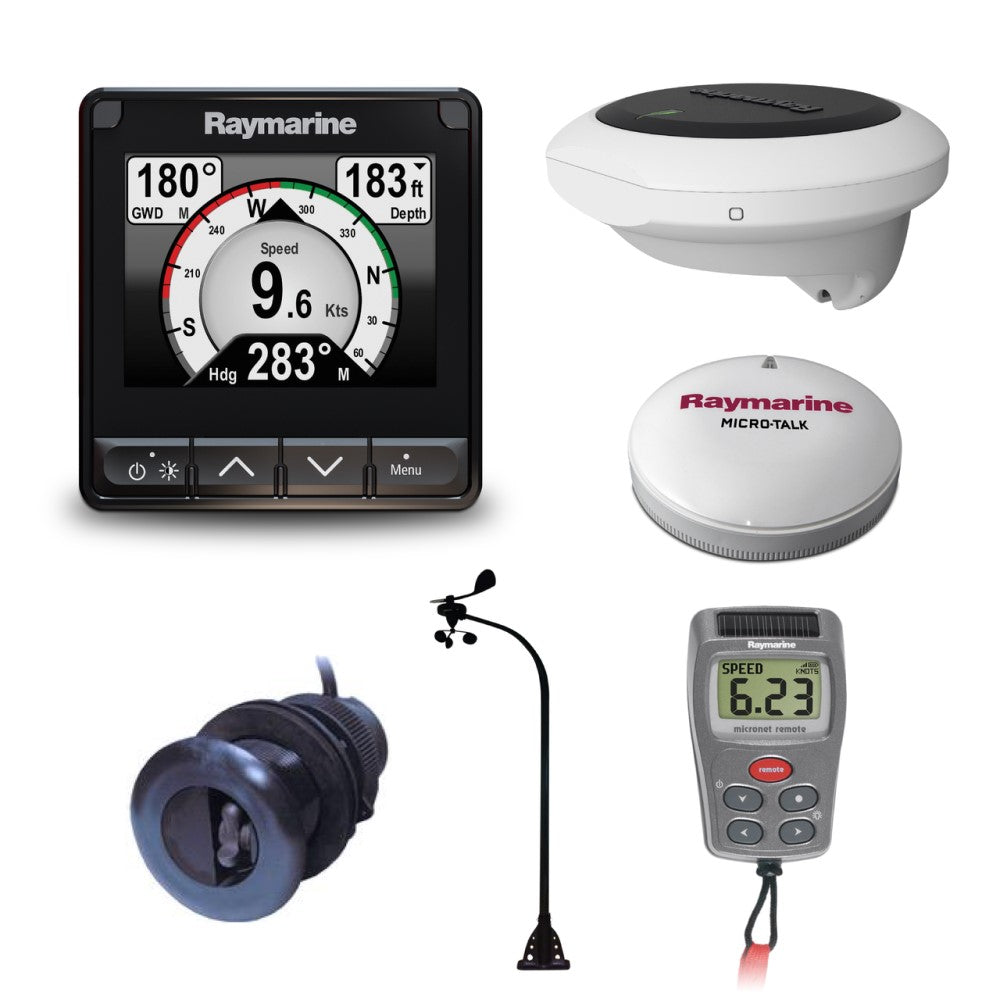 Raymarine i70s Wireless Wind DST800 Heading Sensor and Backbone Kit ...